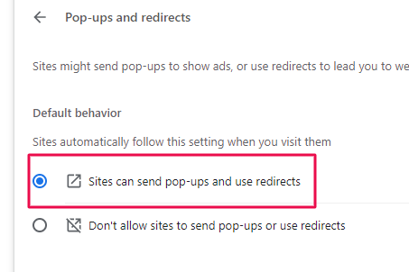 Google Chrome: Enable Pop-Ups and Cookies – International College of ...