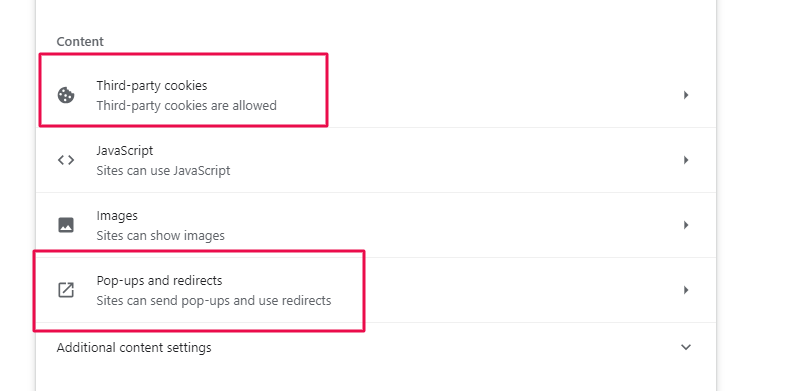 Google Chrome: Enable Pop-Ups and Cookies – International College of ...